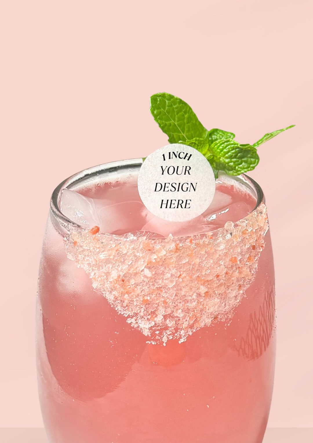 1 Inch Personalized Edible Cocktail Topper and Drink Garnish Discs ...