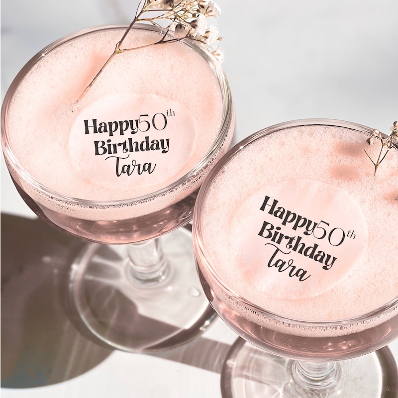 Edible Circle Cupcake Toppers - Etsy