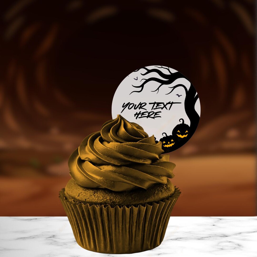 50 Personalized Edible Cupcake Topper Cocktail Drink Garnish Wafer ...