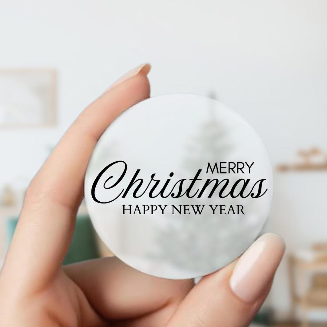 Edible Merry Christmas Cupcake Toppers: Holiday Drink Garnish - Etsy