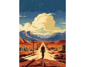 Big MT Poster Fallout New Vegas: Old World Blues 16in X 20in - Etsy