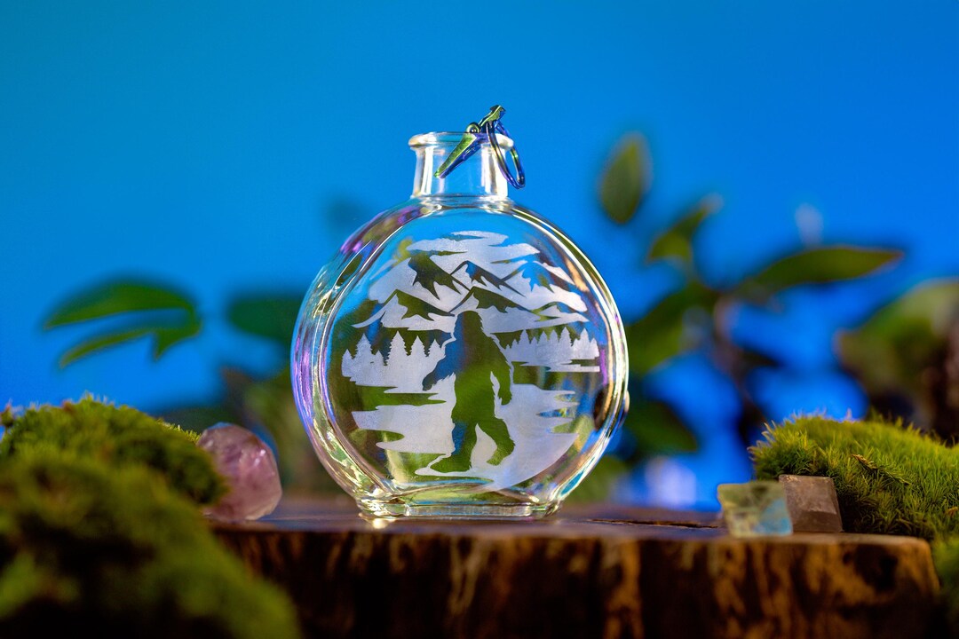 Bigfoot/sasquatch Glass Incense Bottle Burner by Amazen Glass Co. - Etsy
