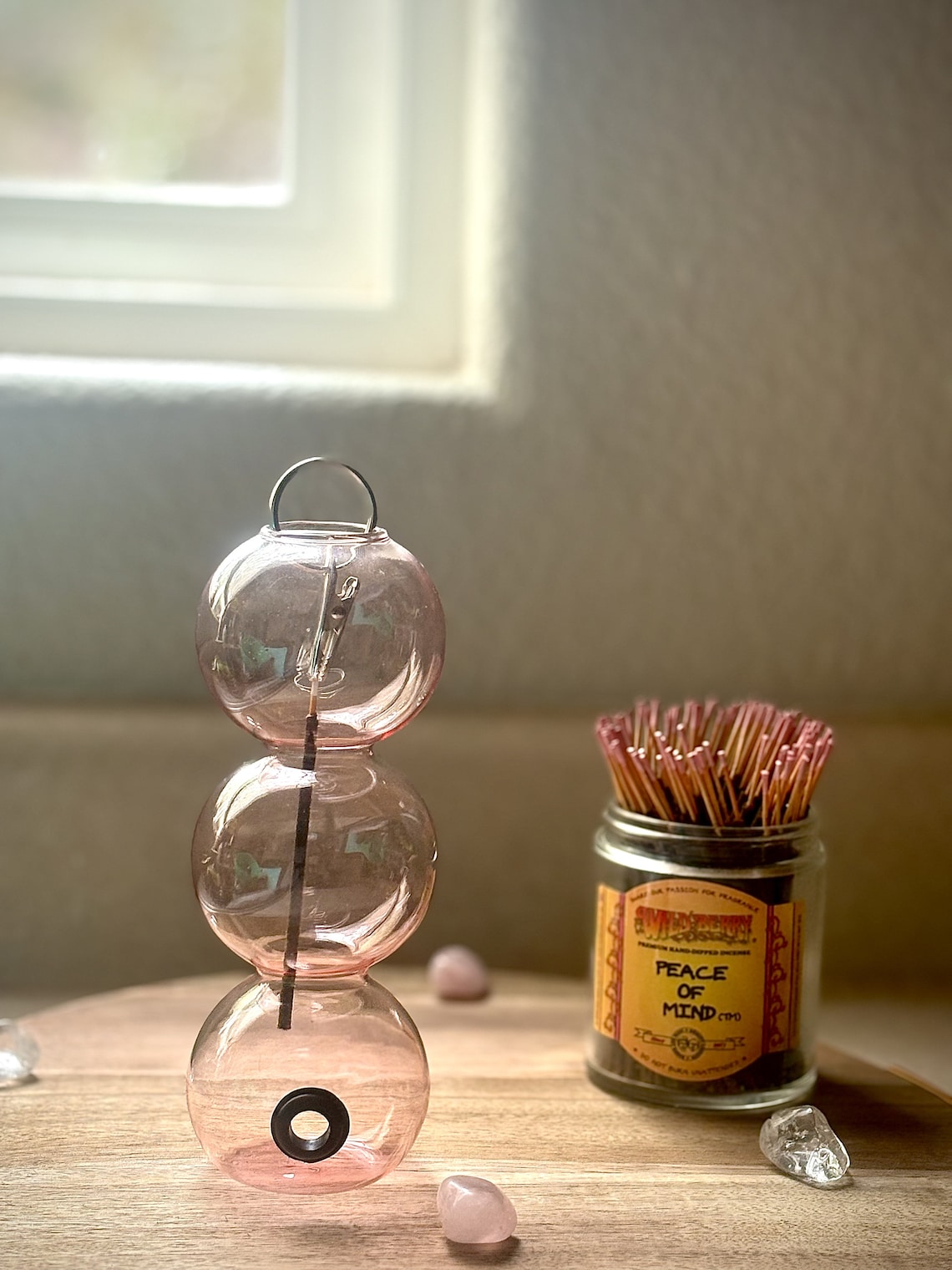 Bubble Glass Incense Bottle Burner by Amazen Glass Co. - Etsy