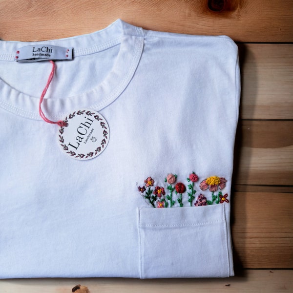 Embroidered T Shirts - Etsy
