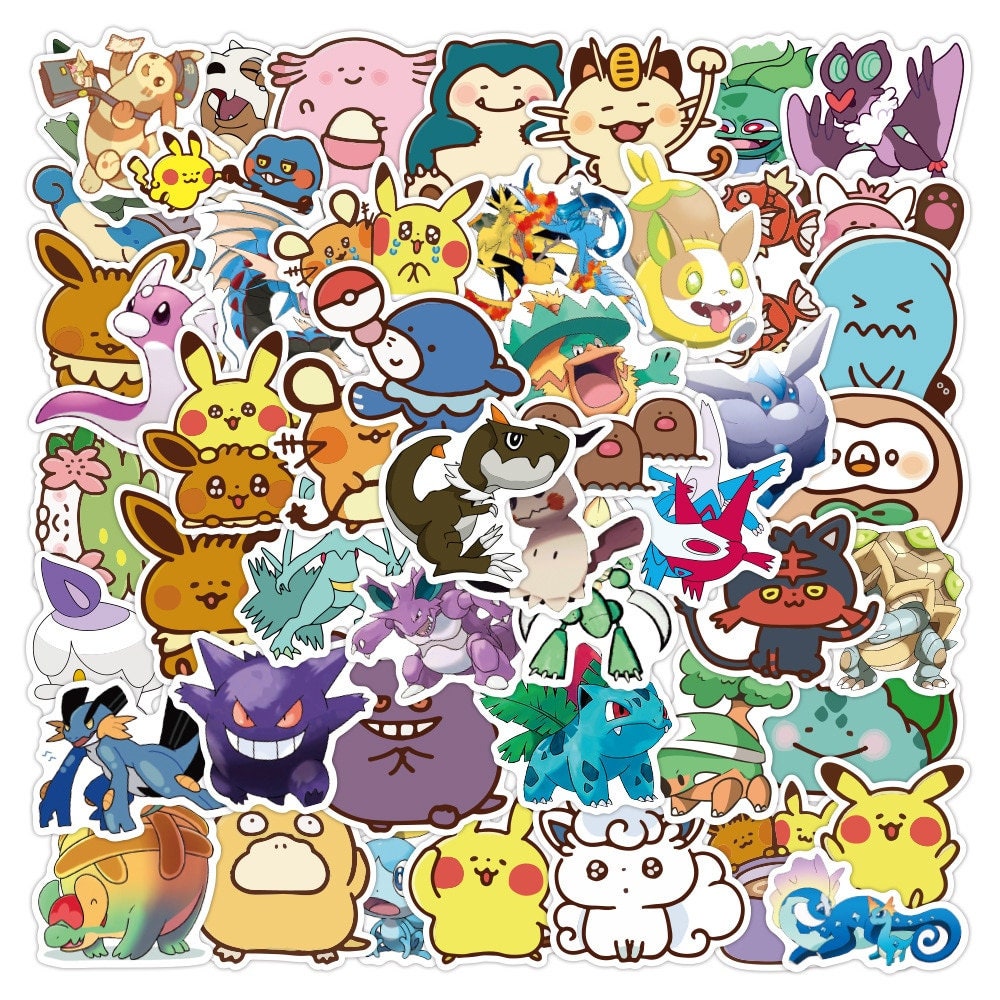 Cartoon Stickers - Etsy