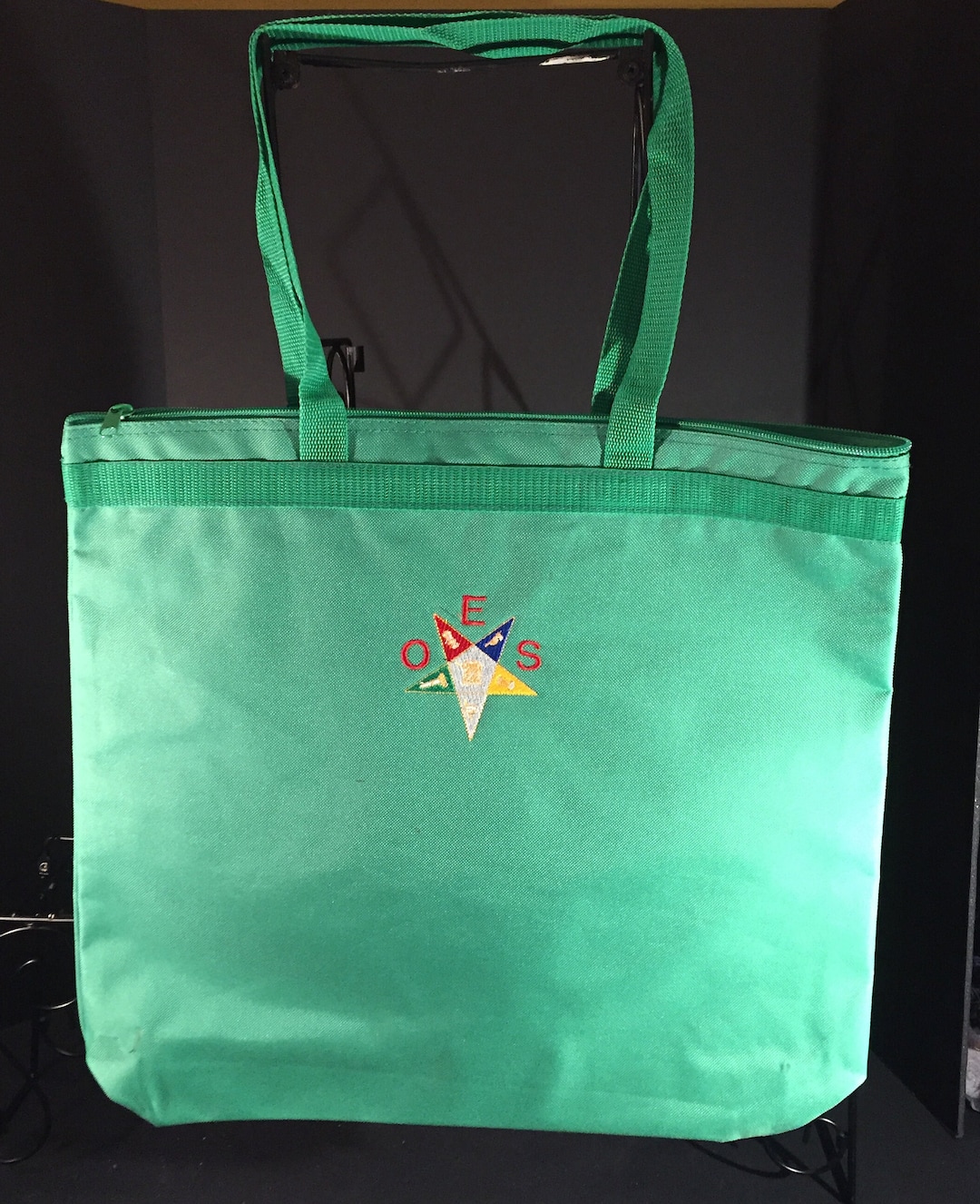 Order of the Eastern Star Tote Bag ( Green ) - Etsy