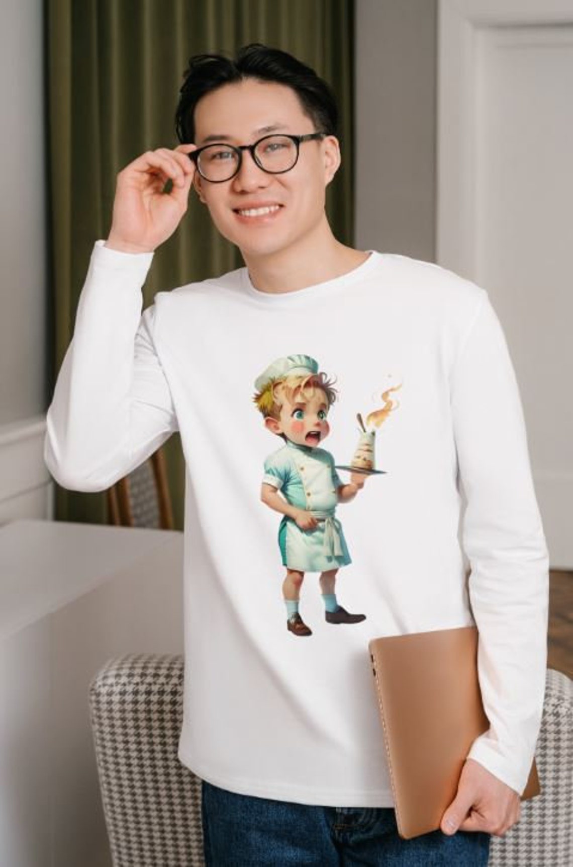 Chef Clipart, Cooking Watercolor Pictures, Cute Cartoon, Cooking ...