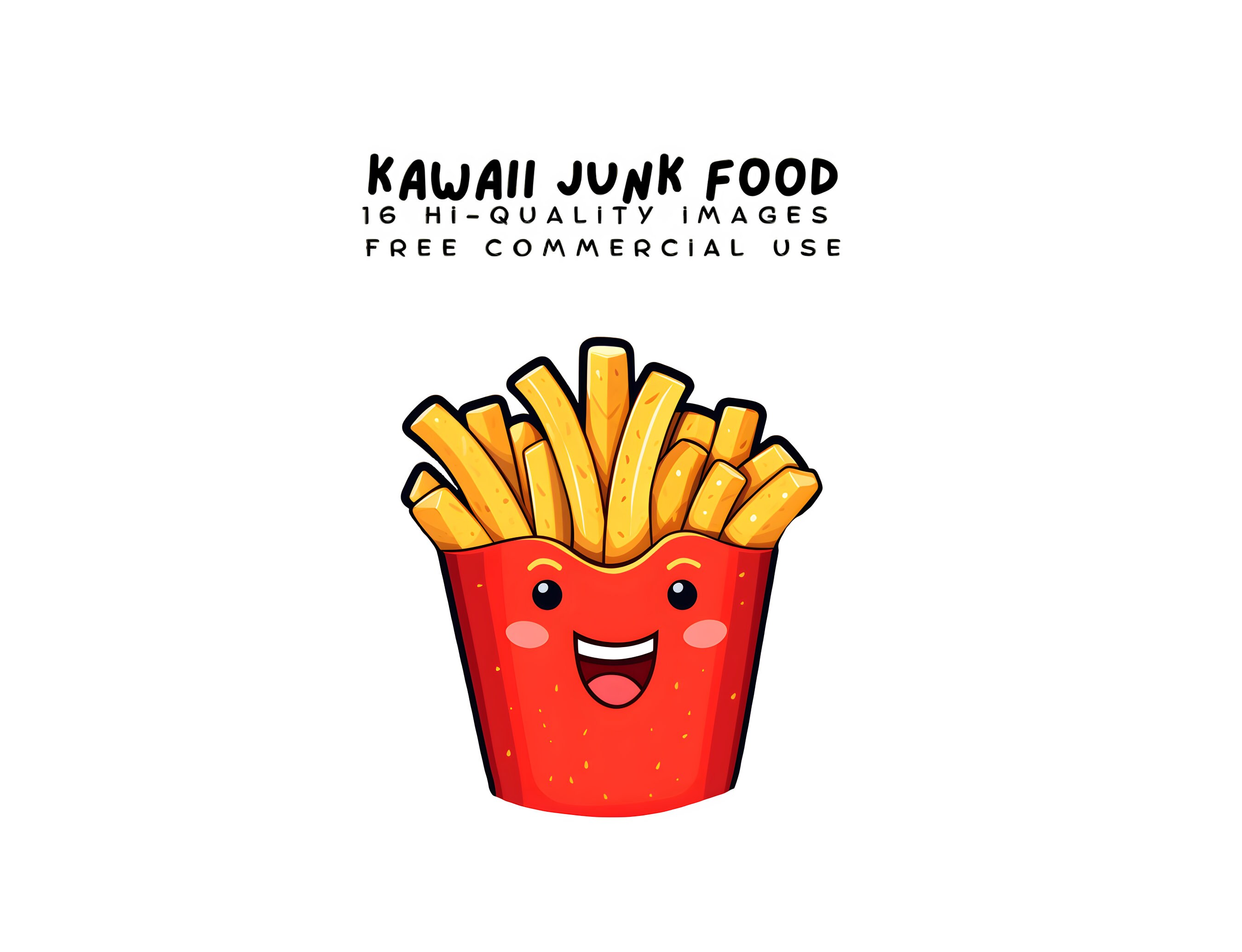 Kawaii Junk Food Clipart Cute Fast Food Download Kawaii Design Download ...