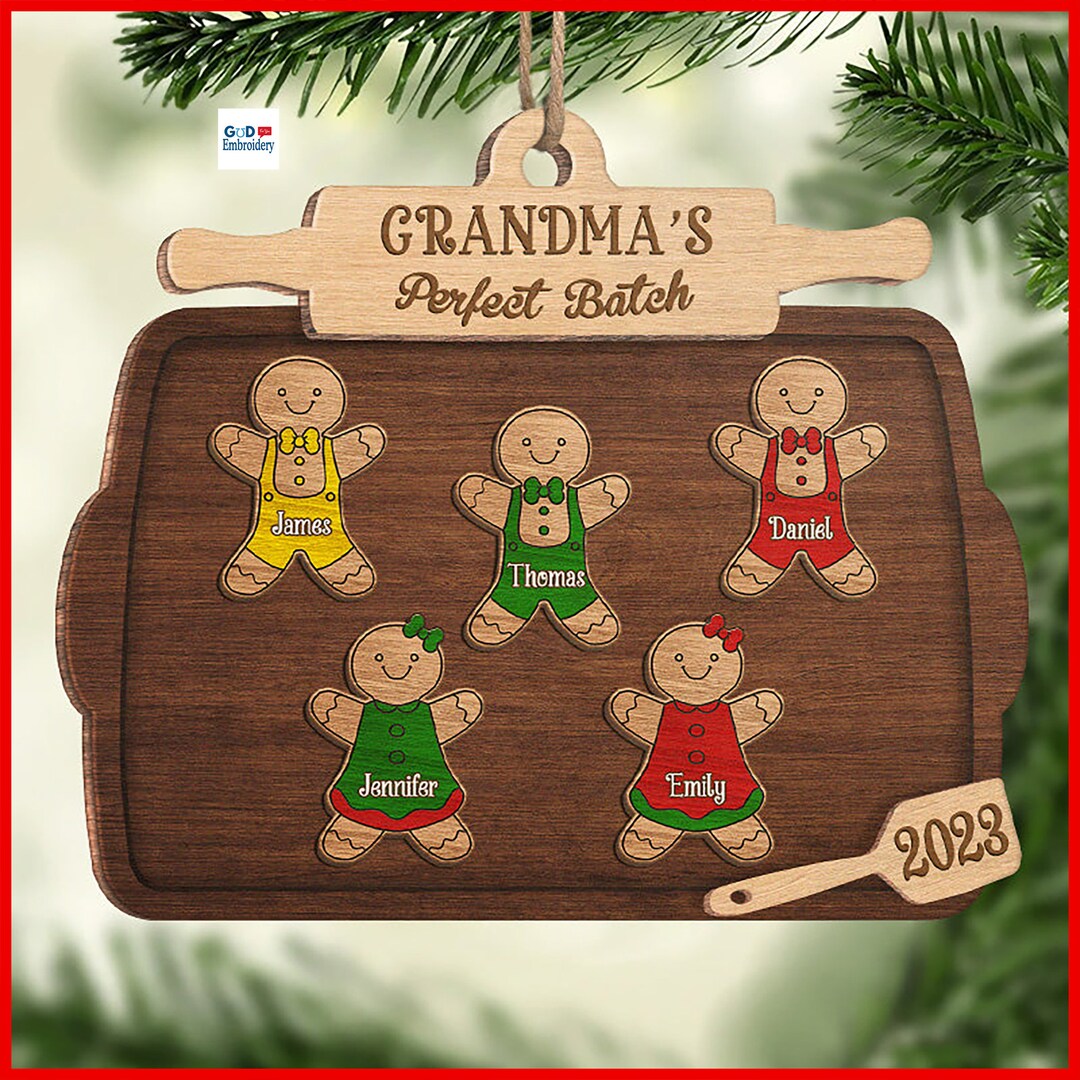 Personalized Grandma's Perfect Batch Ornament Ornaments - Etsy