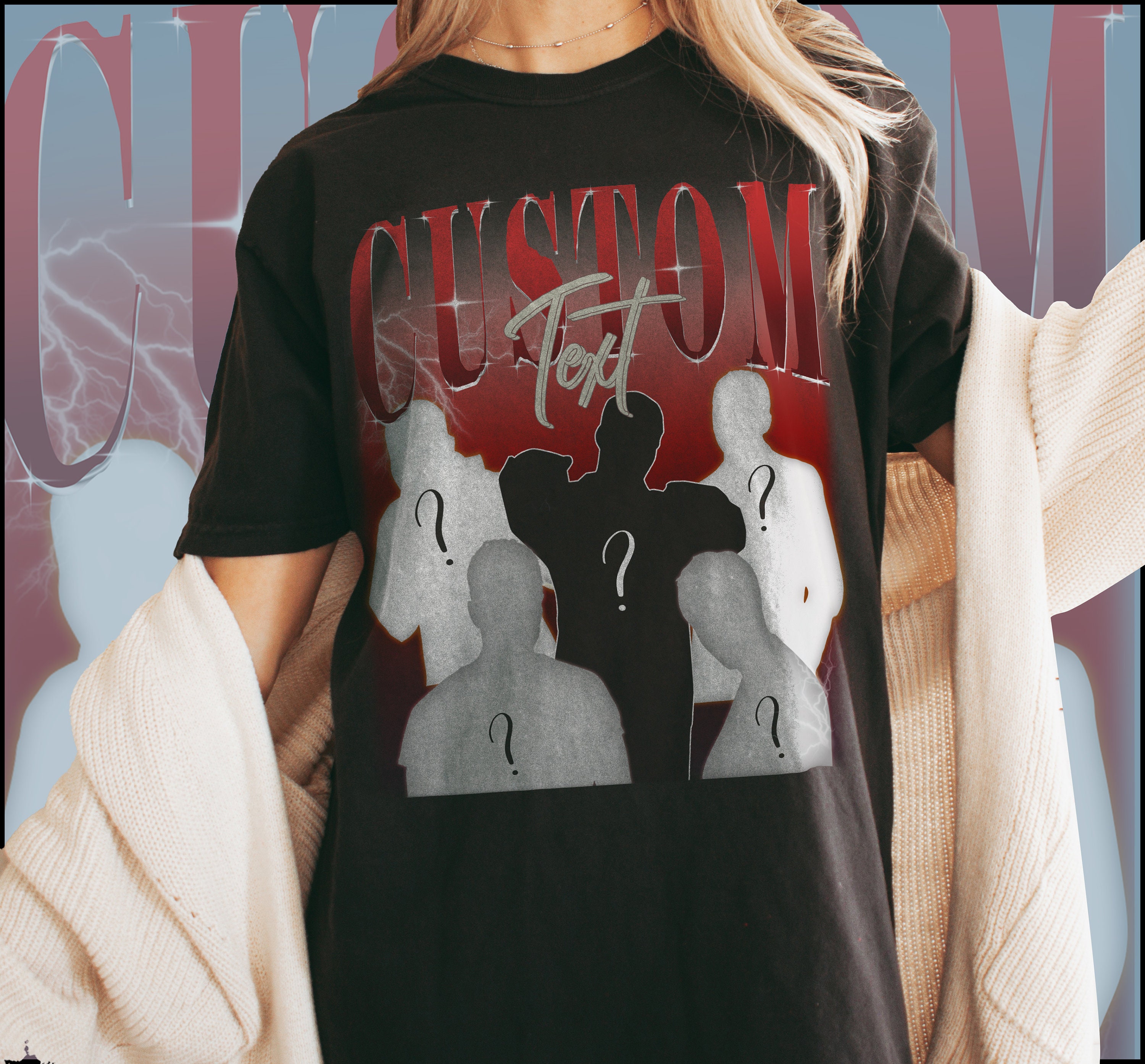 CUSTOM YOUR Own Bootleg Shirt Personalized, Custom Music Band Bootleg ...