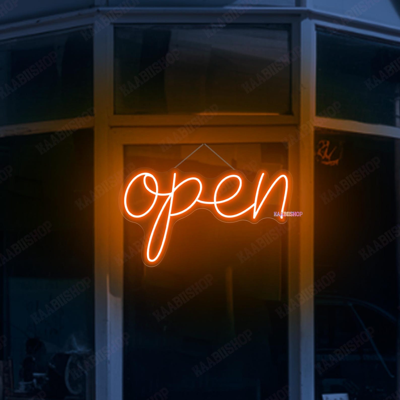 Vintage Neon Open Sign Storefront Led Light Open Sign for Business Open ...