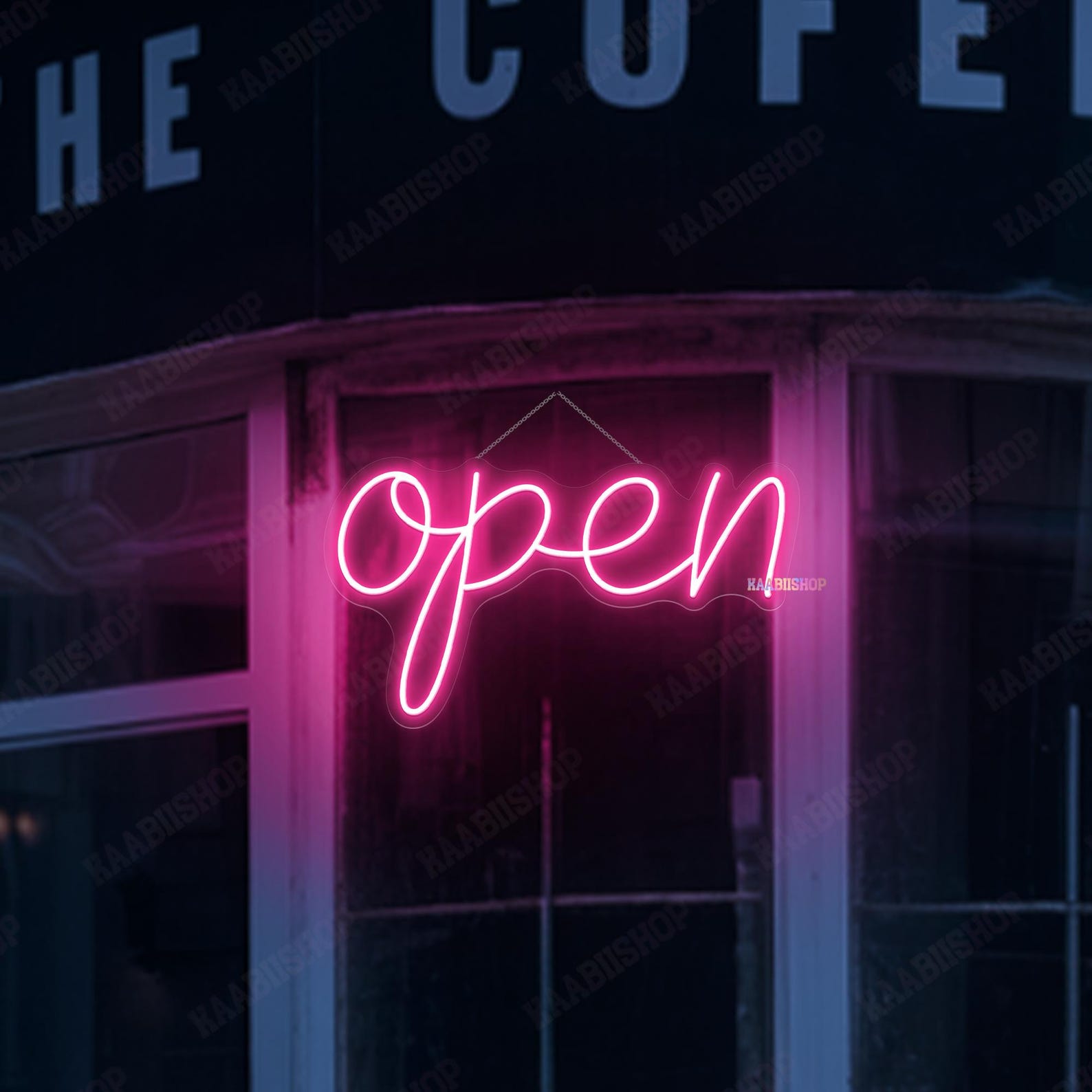 Vintage Neon Open Sign Storefront Led Light Open Sign for Business Open ...