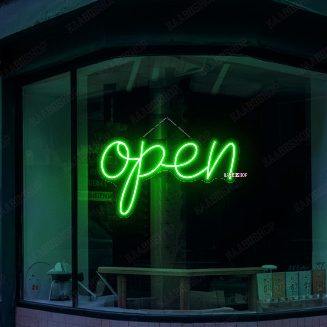 Vintage Neon Open Sign Storefront Led Light Open Sign for Business Open ...