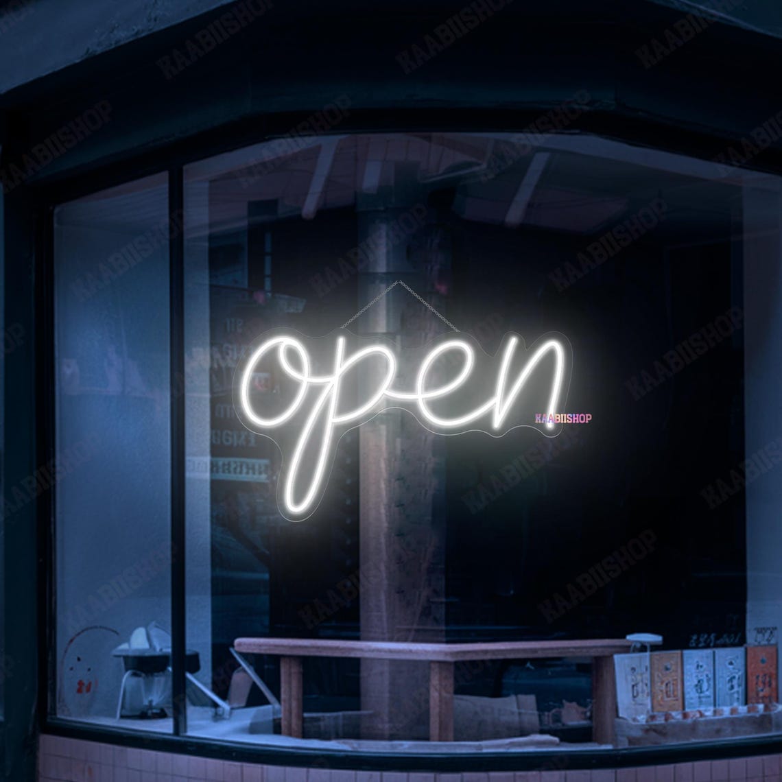 Vintage Neon Open Sign Storefront Led Light Open Sign for Business Open ...