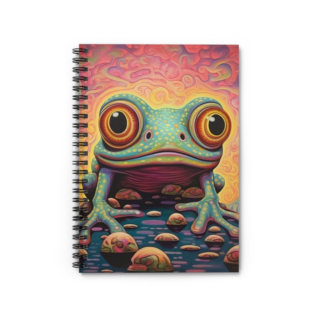 Frog Spiral Notebook - Etsy
