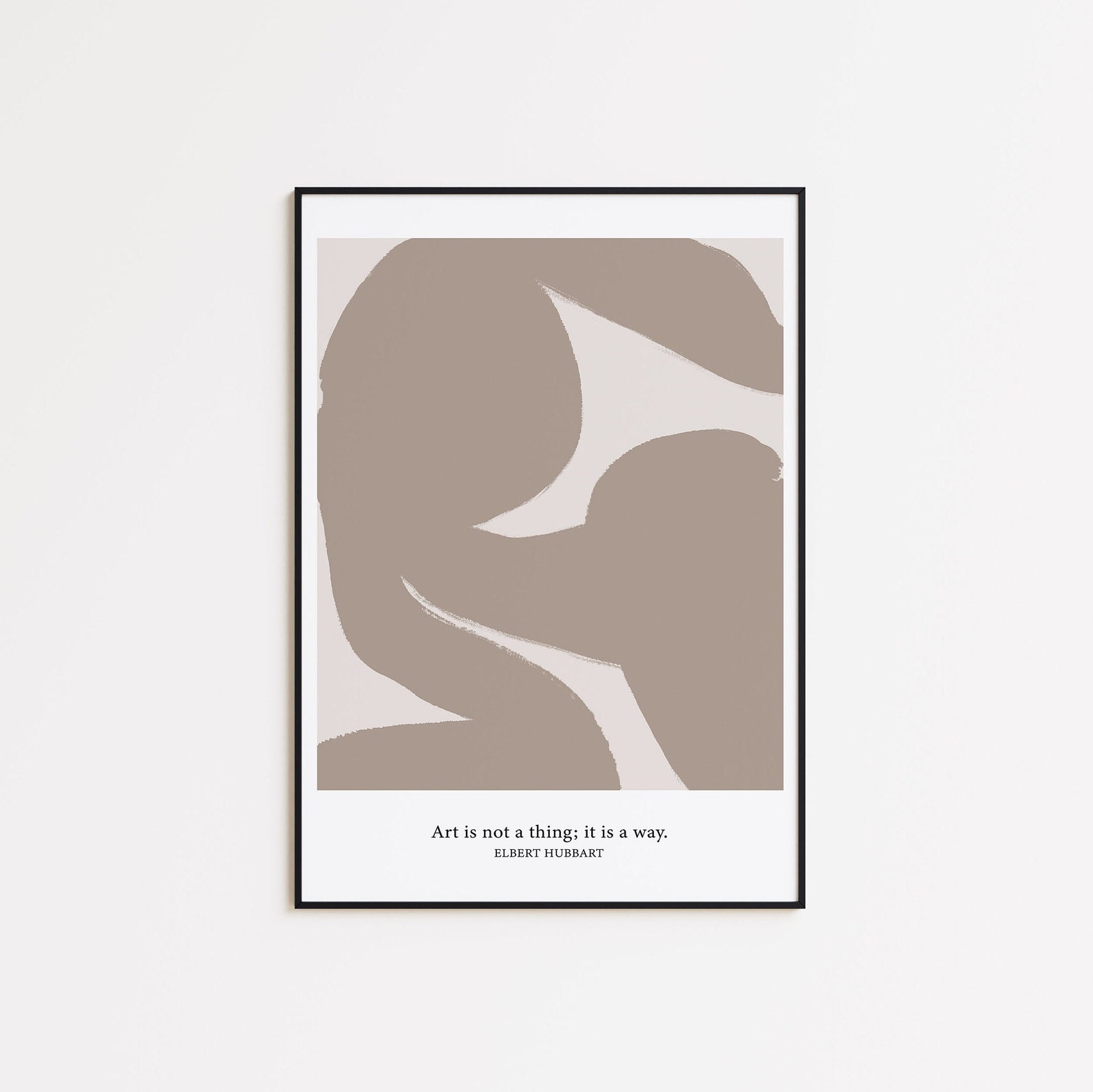 Beige Natural Poster Wall Art Neutral Soft Poster Beige Warm Print ...
