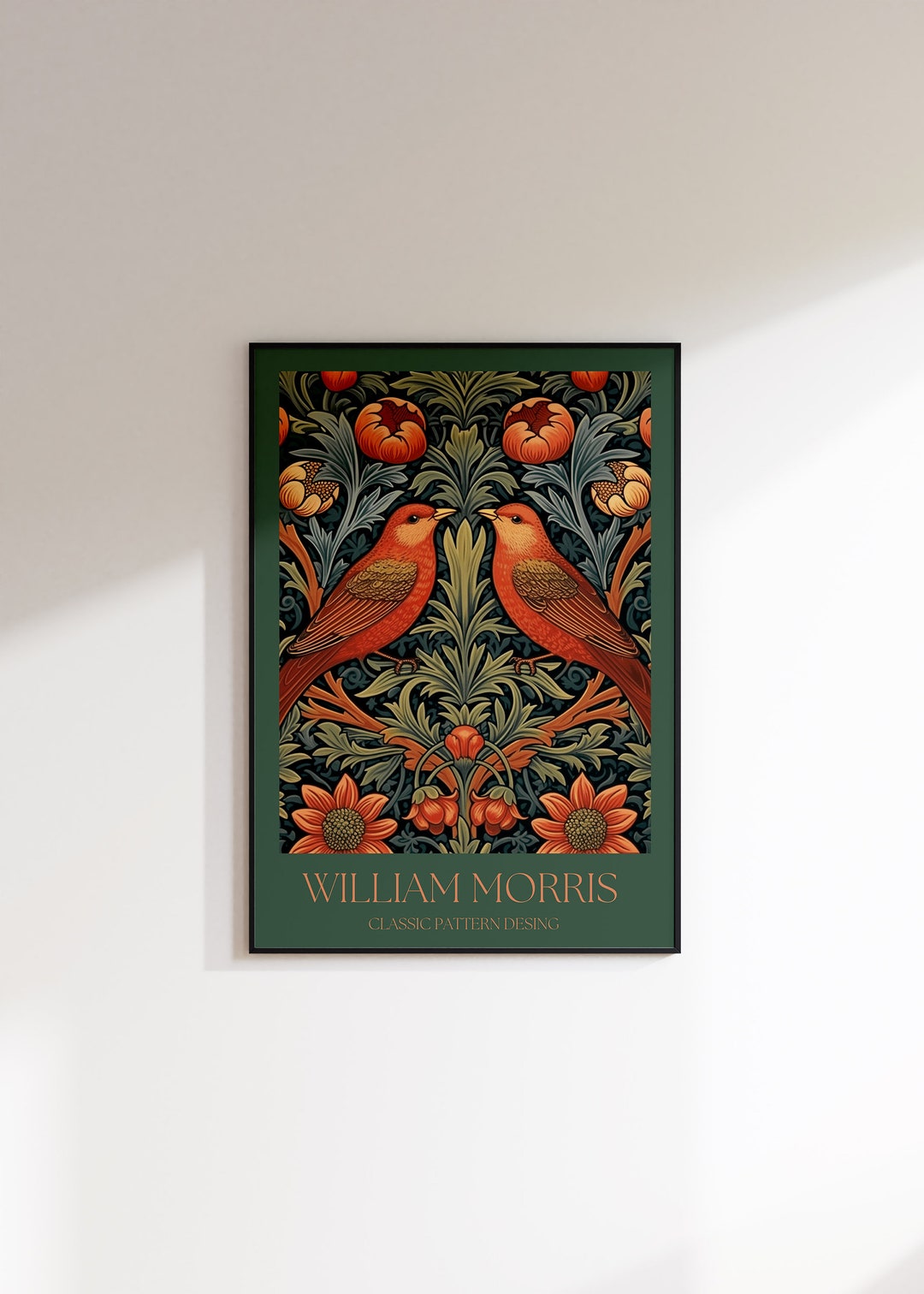William Morris Prints Art Green Print Vintage Morris Art Printable ...