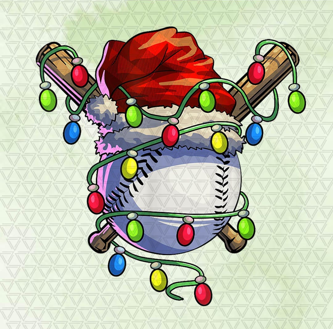 Christmas Baseball Xmas Png, Baseball Player Christmas Png, Christmas ...