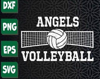 ANGELS Doodle Letters Transparent Background Sublimation PNG and SVG ...