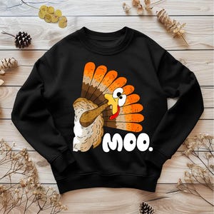 Funny Thanksgiving Turkey Moo Png, Turkey Png, Thanksgiving Turkey Png ...