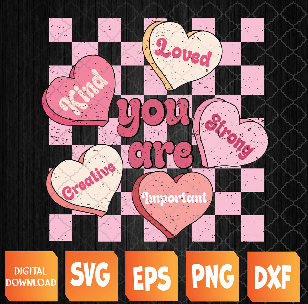 Teacher Valentine Svg, Retro Heart, Teacher Svg, Teacher Appreciation ...