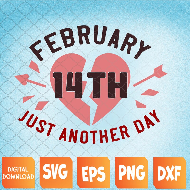 February 14 Svg - Etsy