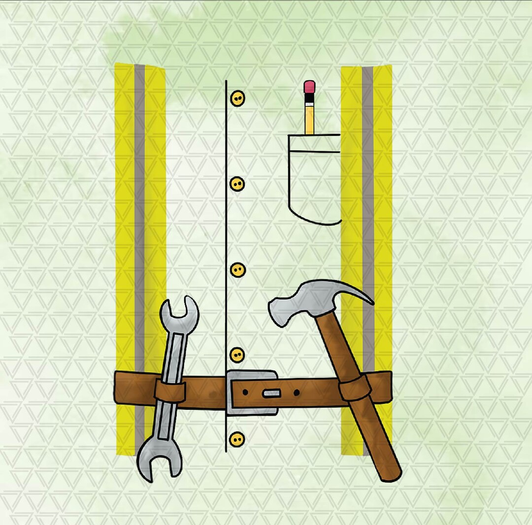 Halloween Costume Builder Png, Construction Worker Cool Cosplay Png ...