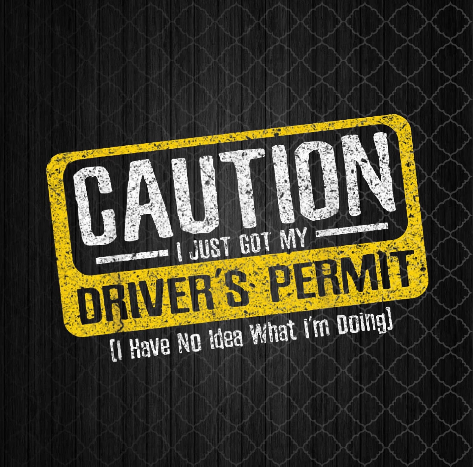 Funny Just Got My Drivers Permit No Idea Funny Teen Driver Png ...