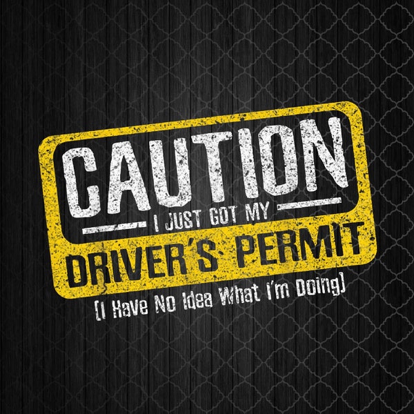 Funny Card Drivers Permit - Etsy