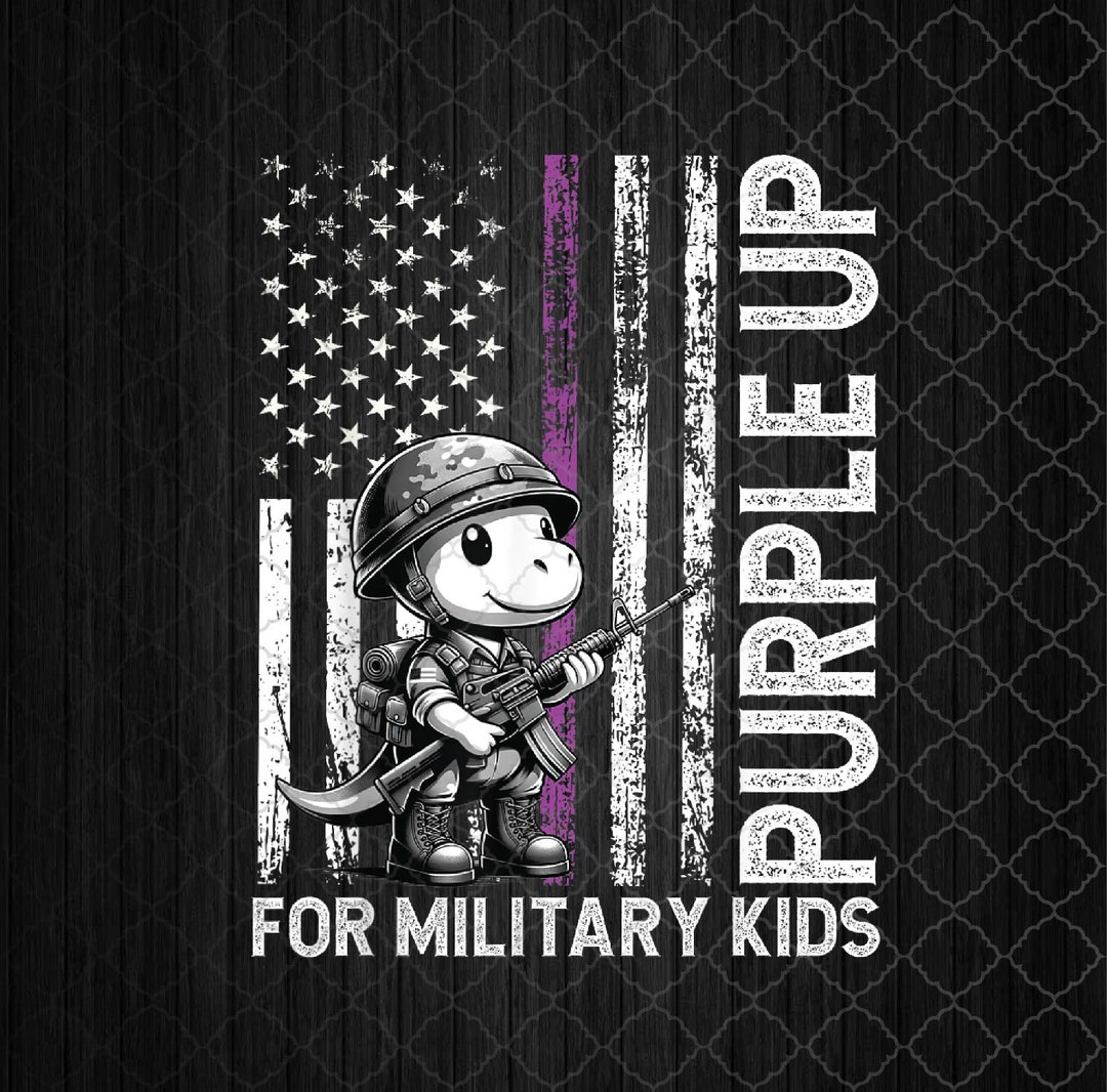 Military Child Month Usa Flag Png, Sublimation Design - Etsy