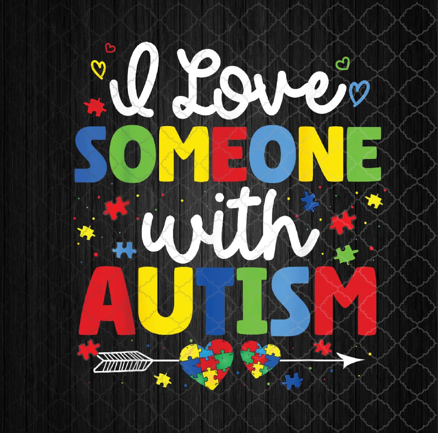 Autism Png, I Love Someone With Autism Png, Sublimation Design - Etsy