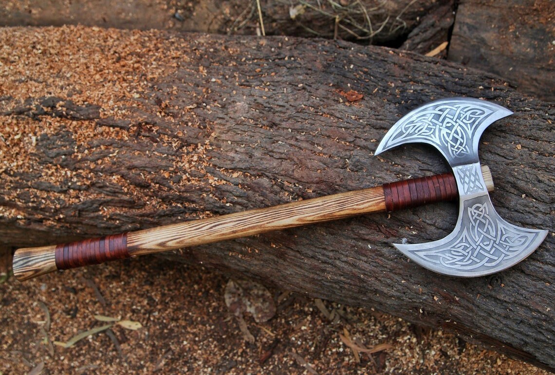 Two Handed Double Headed Axe