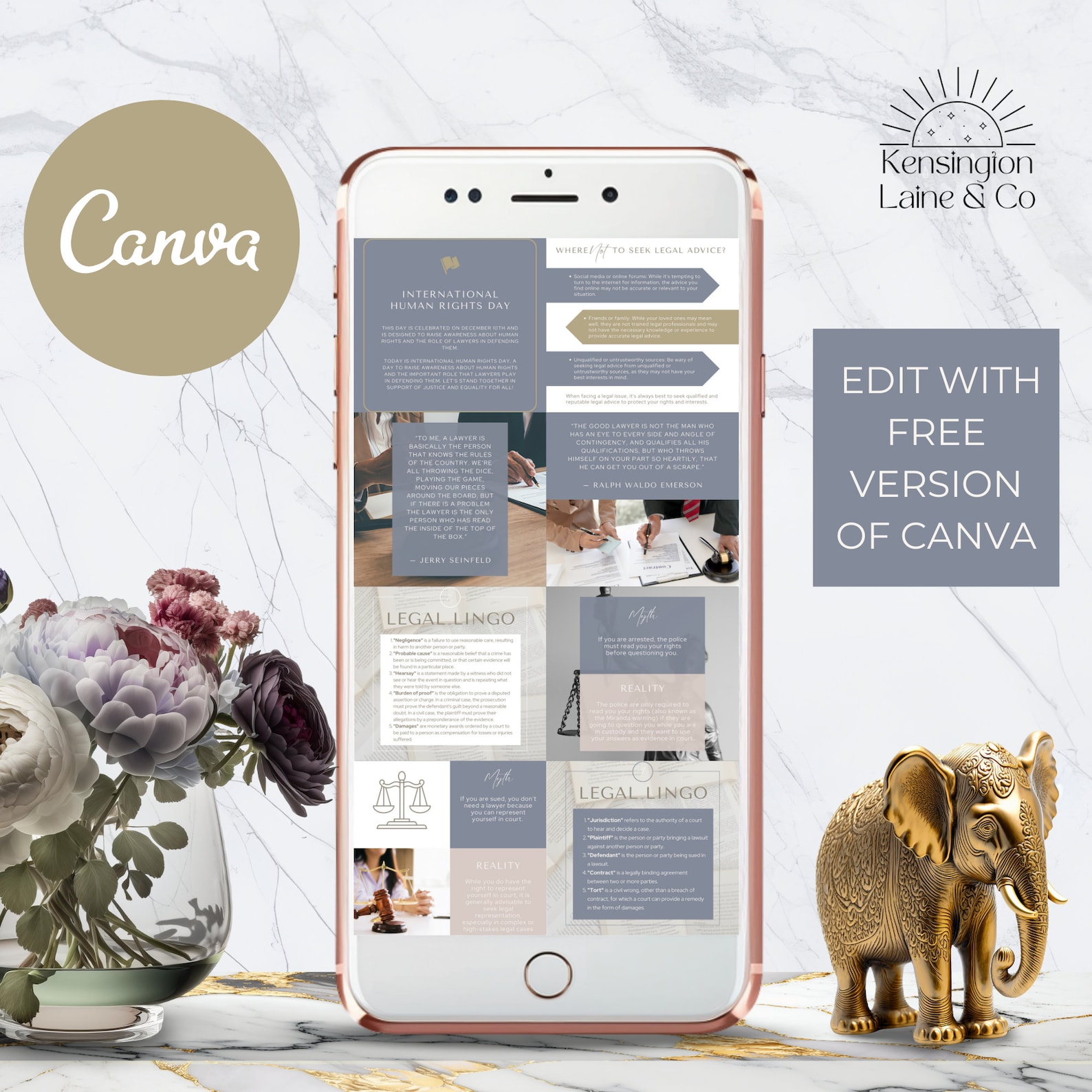 Law Firm Instagram Post Ideas, Social Media Posts for Lawyers and ...