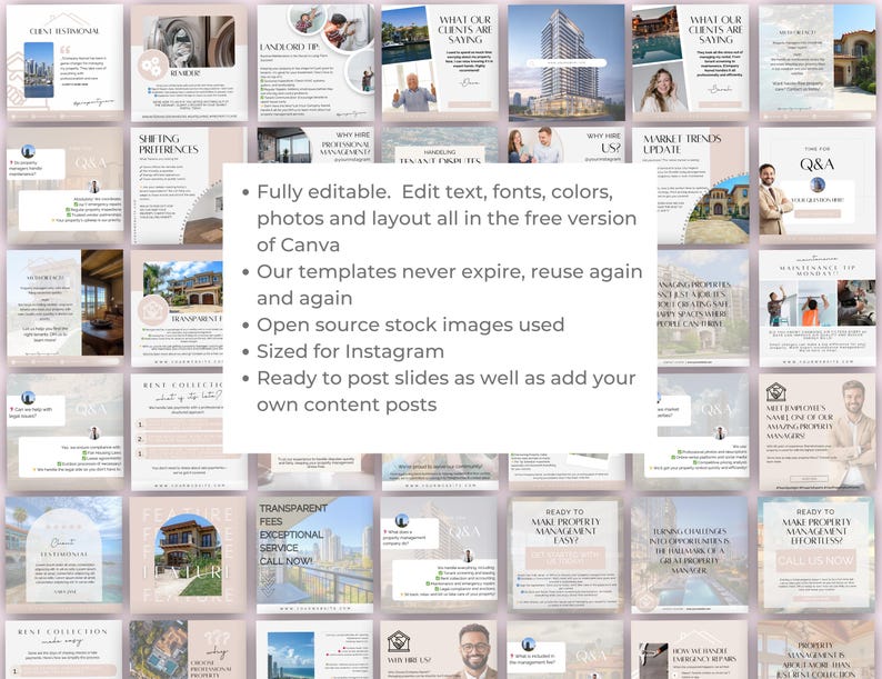 Property Management Social Media Templates, Real Estate Marketing ...