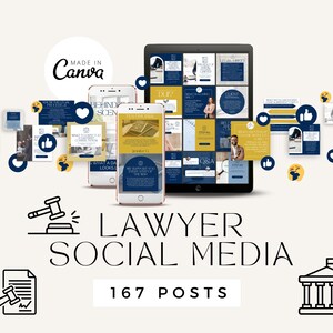 Social Media Posts for Lawyers, Law Firm Instagram, Attorney Templates ...