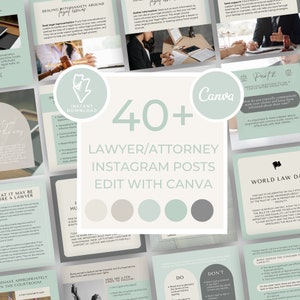 Law Firm Instagram Post Ideas, Sage, Social Media Posts for Lawyers and ...