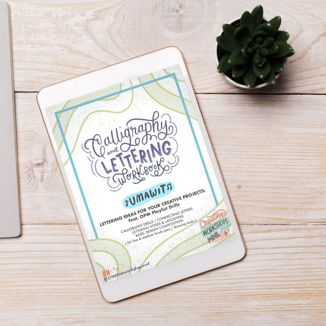 Opm-inspired Calligraphy Workbook Connecting Letters - Etsy