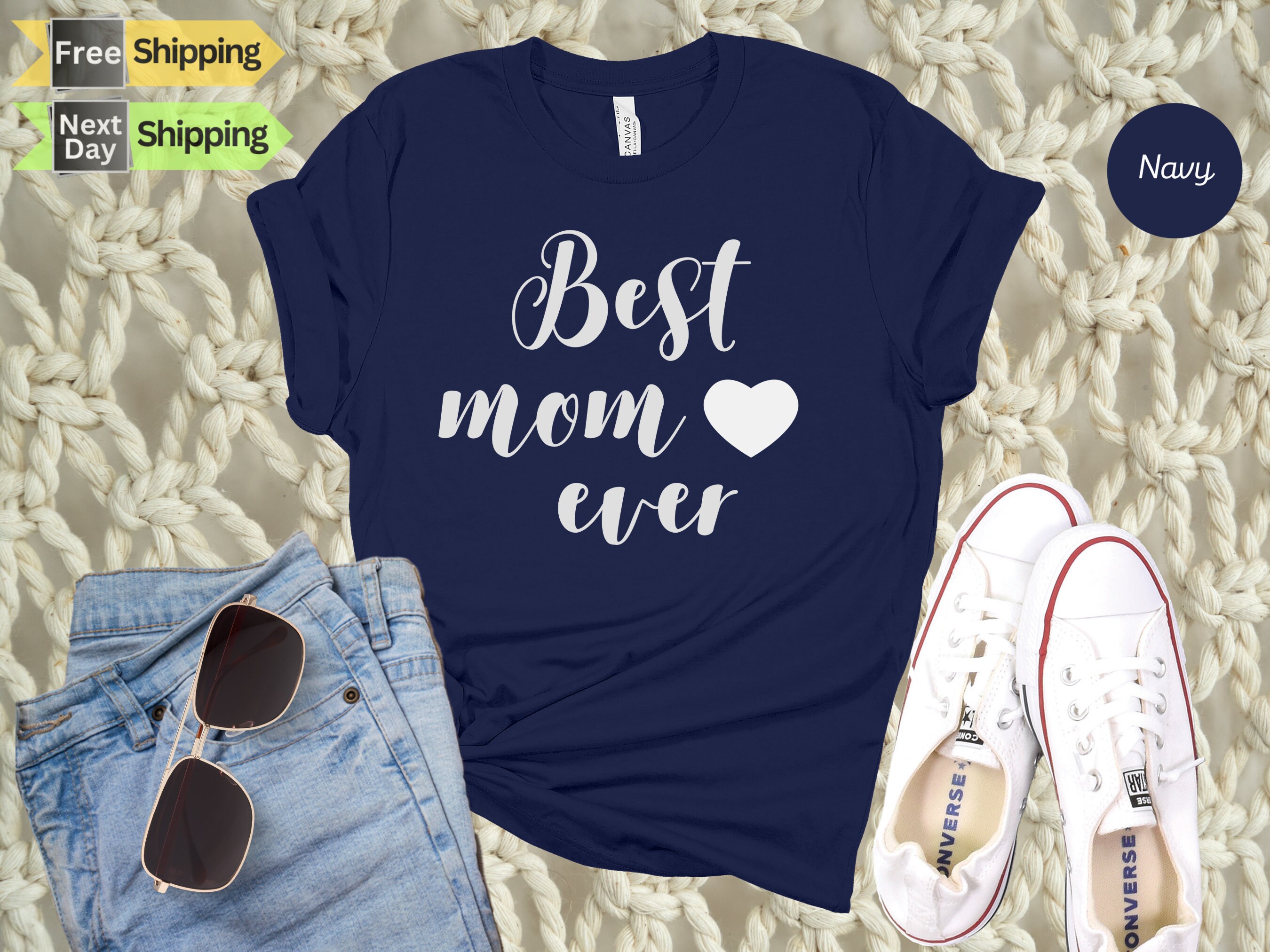 Best Mom Ever Tshirt Mom Life Shirt Mom Shirt T For Mom Etsy