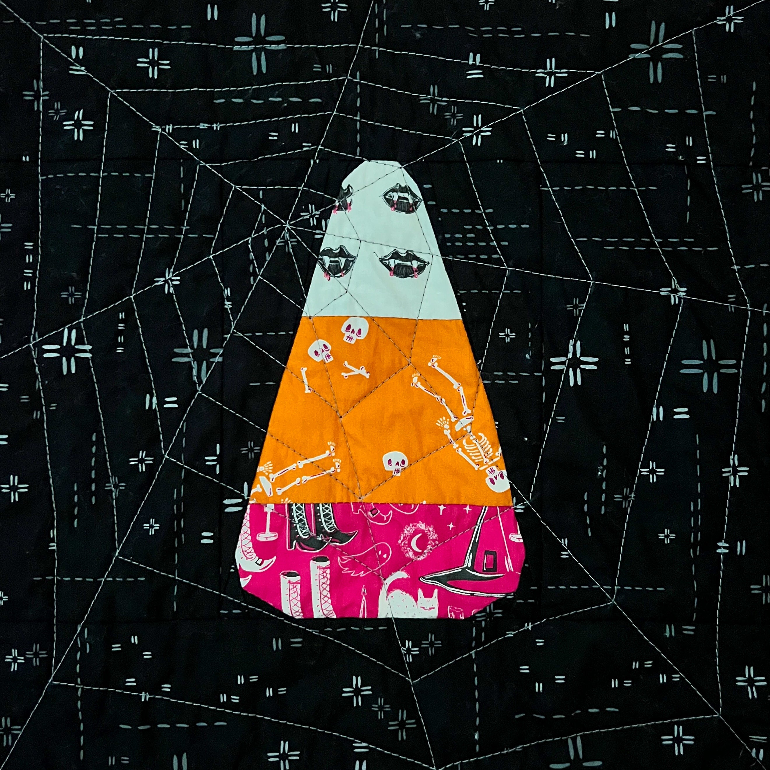 Candy Corn Charm (PDF Quilt Block Template) - Etsy