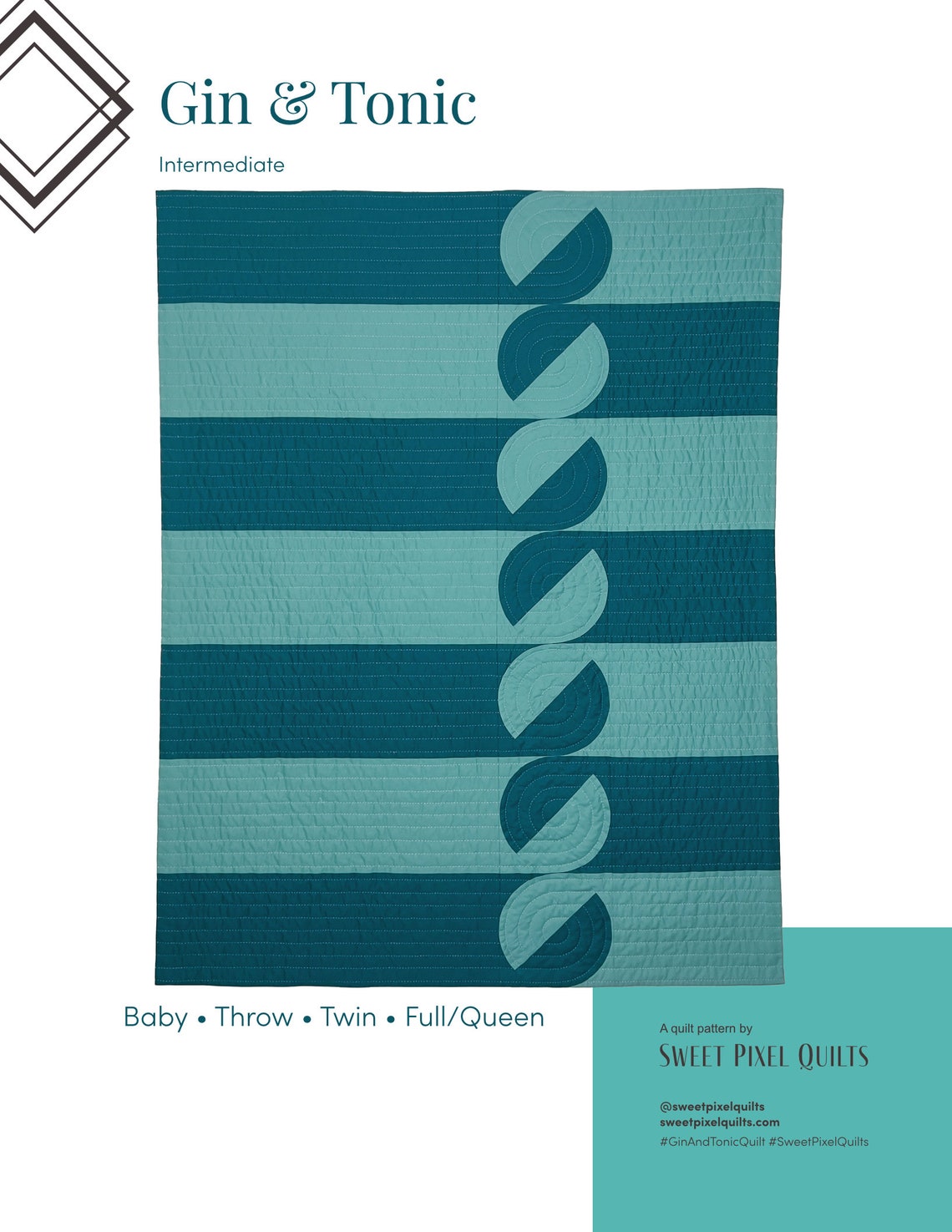 Gin & Tonic (PDF Quilt Pattern) - Etsy