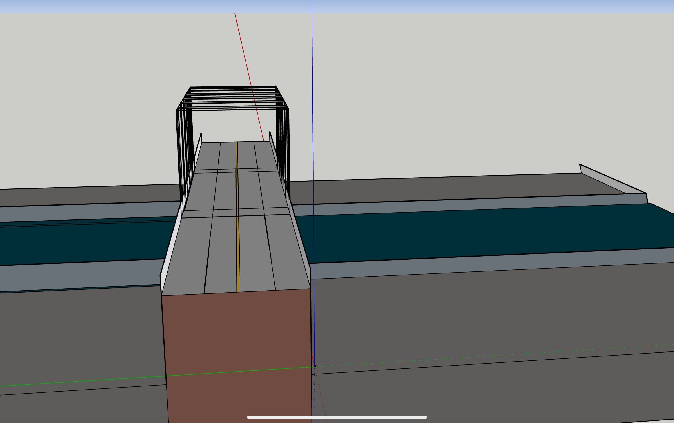 3d Bridge Model Architectural Bridge Golden Gate Metal - Etsy