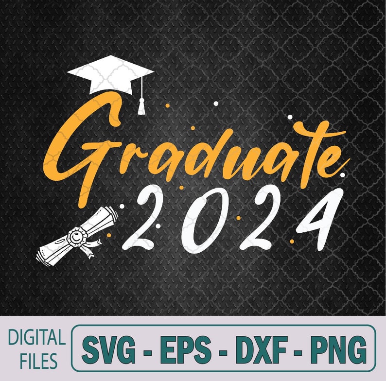 Graduate 2024 Senior Stuff Class Graduation Party Svg, Digital Download ...