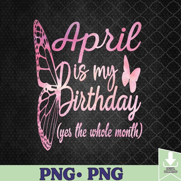April Birthday - Etsy