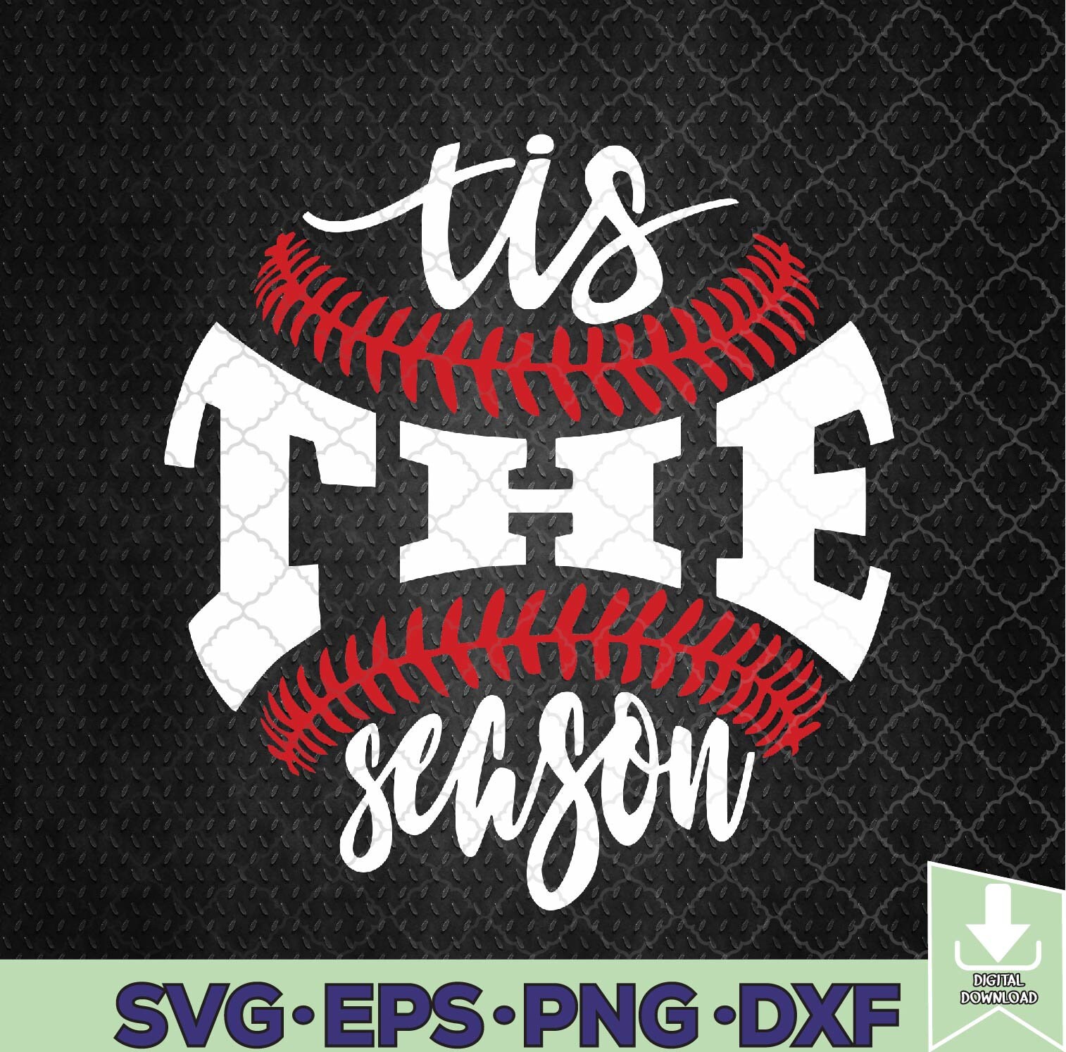 Tis the Season Baseball Lovers Svg File, Digital Download - Etsy