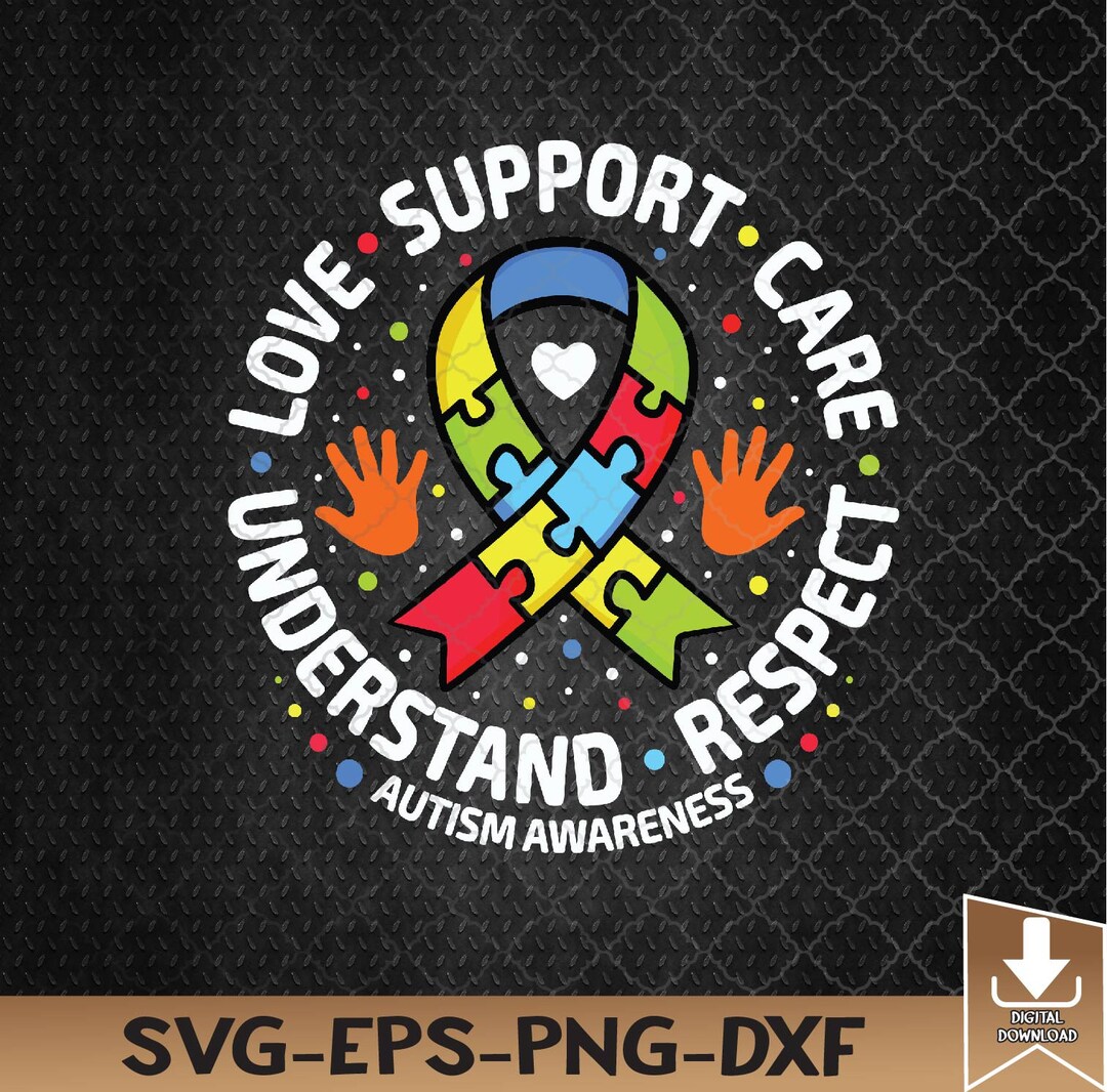 Autism Awareness Svg, Eps, Png, Dxf - Etsy