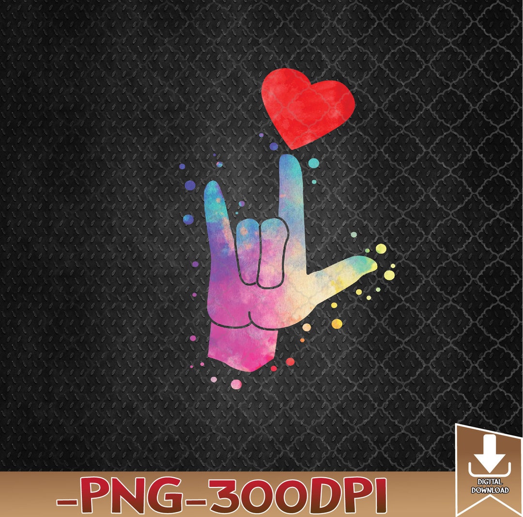 Valentines Day I Love You Hand Sign ASL Heart, Valentines Day Svg, Svg ...