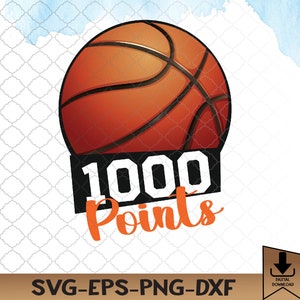 Basketball 1000 Points Banner - Etsy