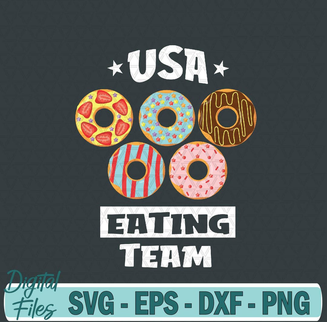Foodie Donut Party Svg File, Digital Download - Etsy