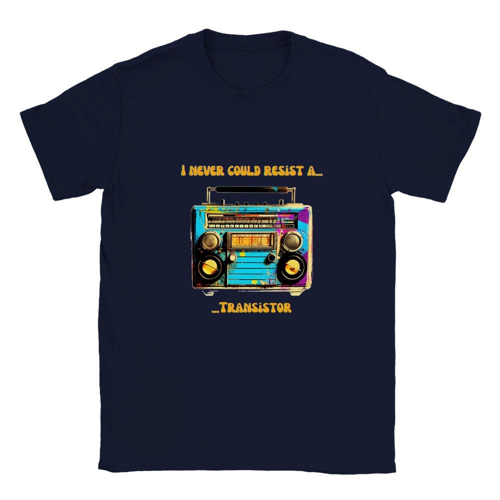 Retro Transistor Radio T Shirt Retro Fun T Shirt Music T - Etsy