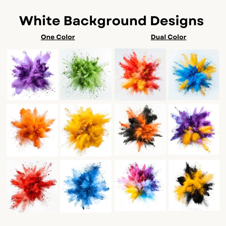 108 Color Explosion Digital Backdrops: School Color Photography ...